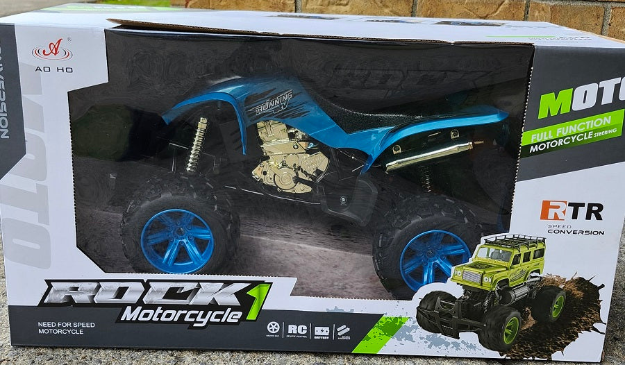 Large-RC Rock Climbing Motorcycle - 1200mAh Li-Ion Strong Suspension 2 ...