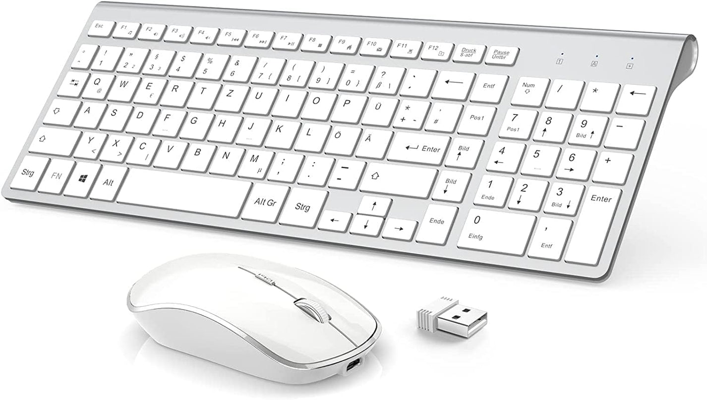 Ultra-Slim Wireless Keyboard and Mouse Combo – Prosonic Canada inc.