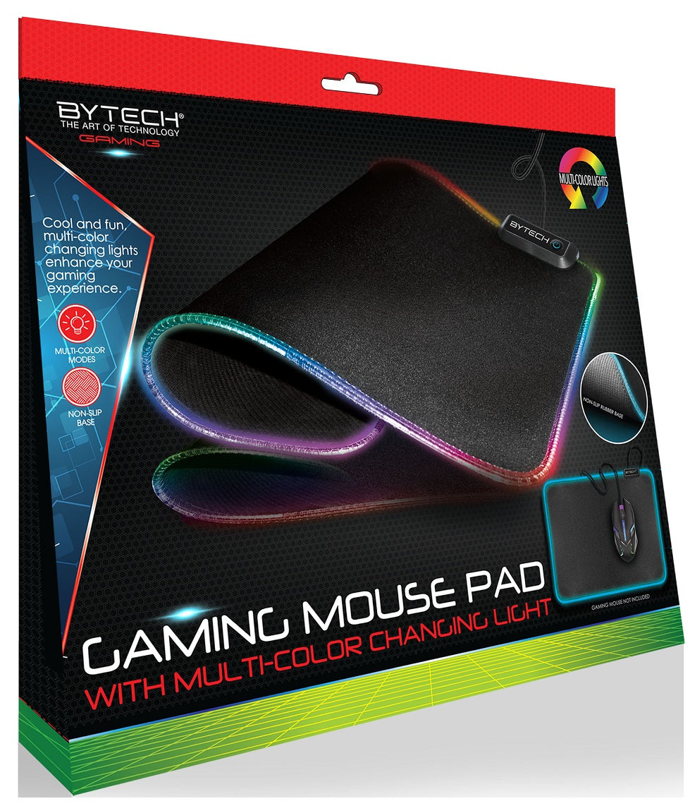 BYTECH GAMING MOUSE PAD WITH RGB CHANGING LED LIGHT – Prosonic Canada inc.