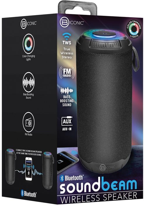 Biconic Bluetooth Sound Beam Wireless Speaker-BC-AU-BS-223-BK ...