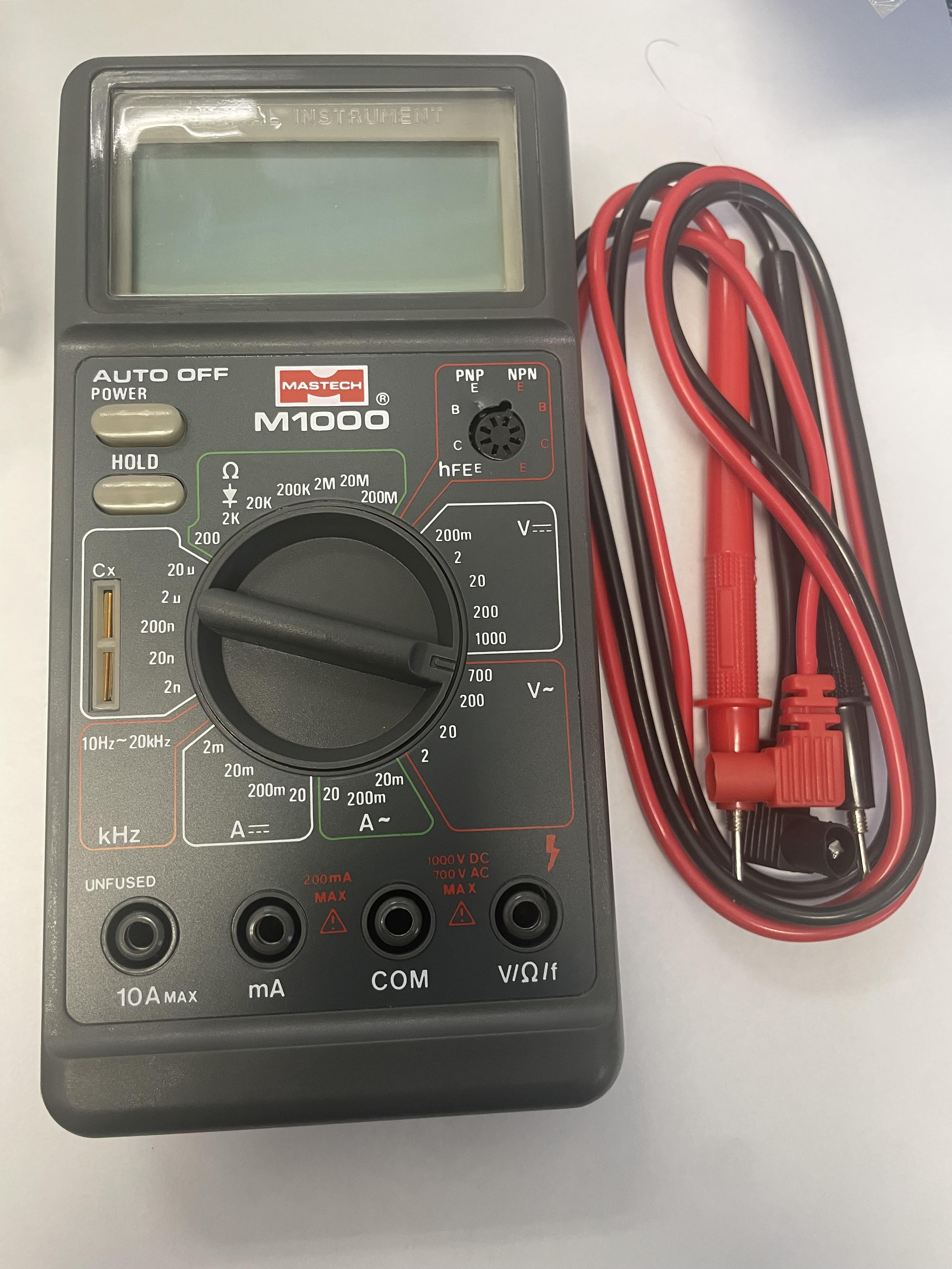DIGITAL MULTIMETER M1000 – Prosonic Canada inc.